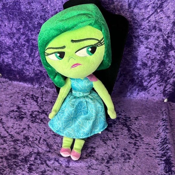 Disney | Toys | Disney Store Inside Out Disgust Plush Doll 1 Inches ...